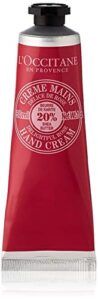 l’occitane shea butter delightful rose hand cream|nourishes and softens|20% shea butter|1 oz