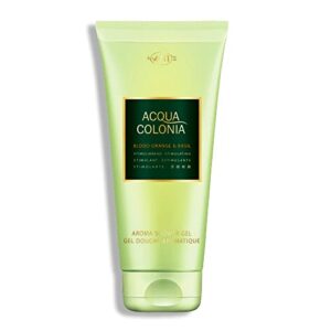 4711 acqua colonia aroma shower gel, blood orange and basil, 6.8 ounce