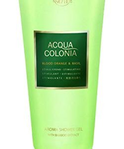 4711 Acqua Colonia Aroma Shower Gel, Blood Orange And Basil, 6.8 Ounce