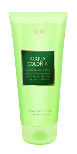 4711 Acqua Colonia Aroma Shower Gel, Blood Orange And Basil, 6.8 Ounce