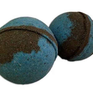 Shark Attack Bath Bombs - Cool Bath Bombs for Kids - Fun Bath Fizzers for Boys - XL Black and Blue Bath Bombs