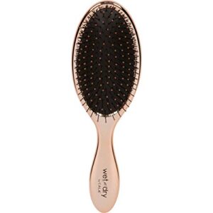 cala wet-n-dry metallic rose gold hair brush