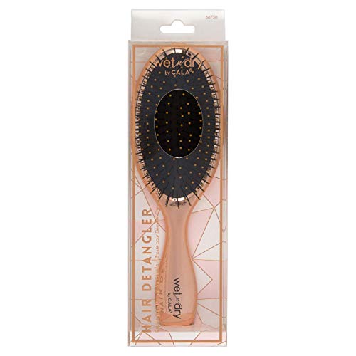 Cala Wet-n-dry metallic rose gold hair brush