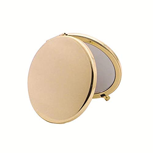 MIHAGUTY Magnifying Compact Mirror for Purses with 2 x 1x Magnification, Folding Mini Pocket Double Sided Travel Makeup Mirror, Perfect for Purse, Pocket