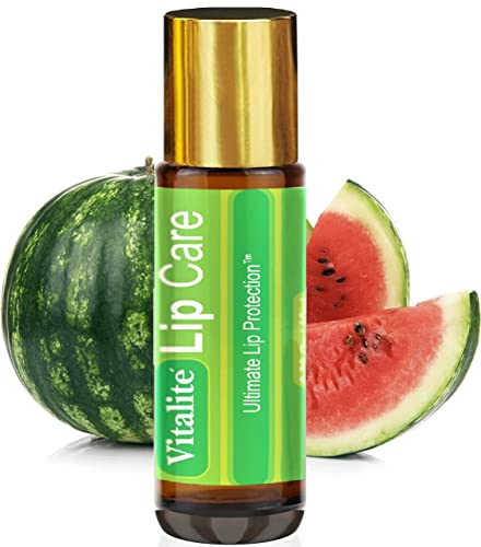 Lip Balm - Roller Ball, Original Lip Balm for Dry Cracked Lips, Women & Men, Lip Balm Gloss, Lip Moisturizer, Natural Lip Balm for Men, Lip Care Products for Lip Repair- Watermelon Lip Plum