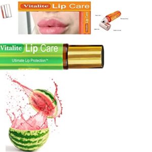 Lip Balm - Roller Ball, Original Lip Balm for Dry Cracked Lips, Women & Men, Lip Balm Gloss, Lip Moisturizer, Natural Lip Balm for Men, Lip Care Products for Lip Repair- Watermelon Lip Plum