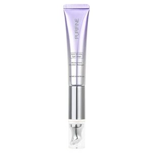 purifine eye cream for wrinkles and fine lines microcurrent massage anti-wrinkle eye cream anti aging 0.5 fl oz