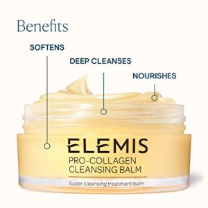 ELEMIS Pro-Collagen Cleansing , Ultra Nourishing Treatment Balm + Facial Mask Deeply Cleanses, Soothes, Calms & Removes Makeup and Impurities