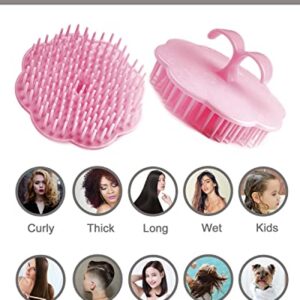 DF DUALFERV Hair Scalp Massager Shampoo Brush, 6 Pcs Scalp Brush Shower, Soft Scalp Scrubber for Dandruff, Scalp Exfoliator Brush for Adults, Children and Pets