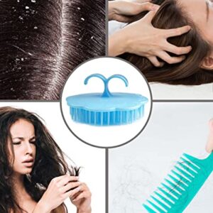 DF DUALFERV Hair Scalp Massager Shampoo Brush, 6 Pcs Scalp Brush Shower, Soft Scalp Scrubber for Dandruff, Scalp Exfoliator Brush for Adults, Children and Pets