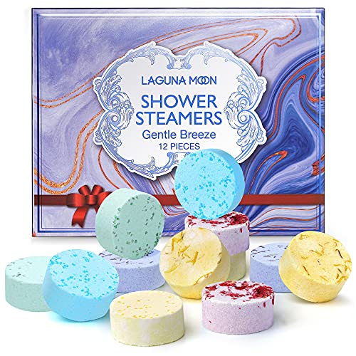 𝐎𝐑𝐆𝐀𝐍𝐈𝐂 Aromatherapy Shower Steamers - 12pc Variety Pack Pure Essential Oil Bombs - Self Care, Nasal Relief, Relaxation, Pampering Vapor Shower Tablets for Home Spa, Gifts for Men, Women, Moms