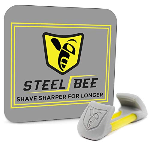 SteelBee Razor Saver | Anti-Rust Razor Cover | Blade Life-Extender | Travel Cartridge Protector | Corrosion-Preventing Attachment