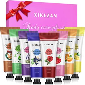 body lotion butter w/8 pack travel size body cream women gifts set,natural skin care products unique birthday christmas stocking stuffers valentines day gifts for her women girlfriend mom wife