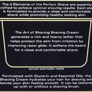 The Art of Shaving Unscented Shaving Cream for Men - Beard Care, Protects Against Irritation and Razor Burn, Clinically Tested for Sensitive Skin, 5 Fl Oz (Pack of 1)