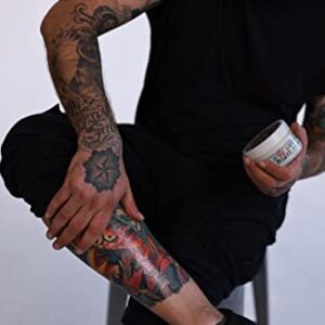 Hustle Butter Tattoo Aftercare 1 fl oz Travel Sized Tattoo Balm, Heals + Protects New Tattoos and Rejuvenates Older Tattoos - 100% Vegan Tattoo Cream No-Petroleum