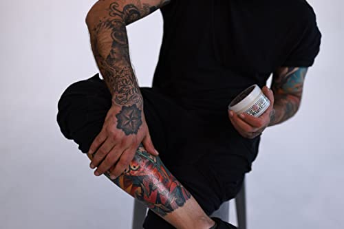 Hustle Butter Tattoo Aftercare 1 fl oz Travel Sized Tattoo Balm, Heals + Protects New Tattoos and Rejuvenates Older Tattoos - 100% Vegan Tattoo Cream No-Petroleum