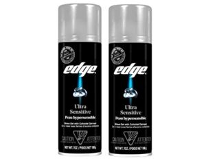 edge ultra sensitive shave gel, 7 ounce (pack of 2)