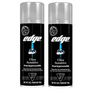 Edge Ultra Sensitive Shave gel, 7 Ounce (Pack of 2)