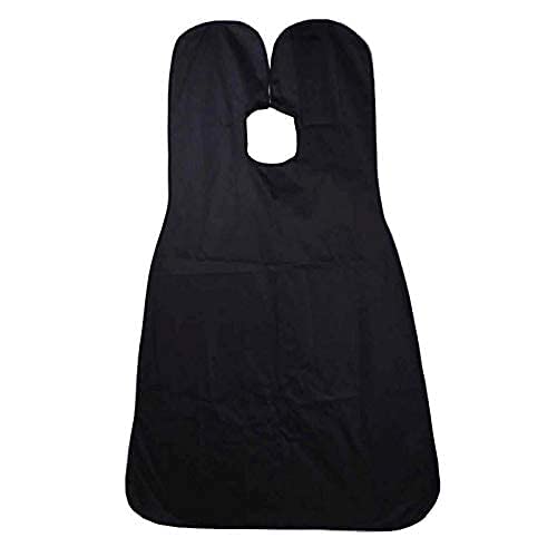 Beard Shaving Apron Bib for Men Trimming, Grooming, Waterproof, Adjustable Neck Straps