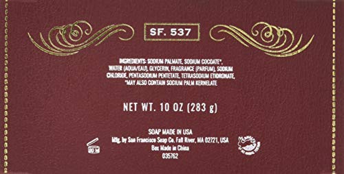 San Francisco Soap Company Revitalizing Man Bar, Exotic Musk & Sandalwood, 10 Ounce