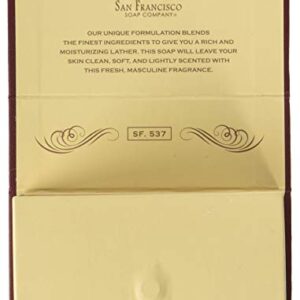 San Francisco Soap Company Revitalizing Man Bar, Exotic Musk & Sandalwood, 10 Ounce