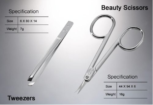 Korean Nail Clippers! Three Seven (777) Travel Manicure Grooming Kit Nail Clipper Set (6 PCs, 60KC), MADE IN KOREA, SINCE 1975