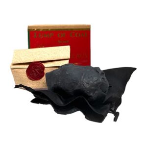 WFG WATERFALL GLEN SOAP COMPANY, LLC, charcoal Lump of Coal soap with cocoa butter, body soap, natural soap, vegan soap