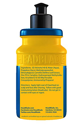 HeadBlade ClearHead Men's Refreshing Post Shaving Aftershave Lotion Help prevent Ingrown Hair & Irritation - 5oz