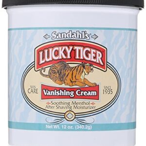 Lucky Tiger Mint Vanish Cream, 12 Ounce