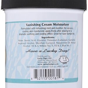 Lucky Tiger Mint Vanish Cream, 12 Ounce