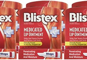 Blistex Medicated Lip Ointment 0.21 oz (Pack of 6)