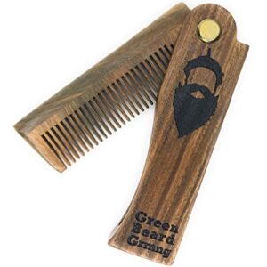 Tree-mendous Sandalwood Folding Comb - Durable Pocket Combs that Plant Trees by Green Beard Grmng