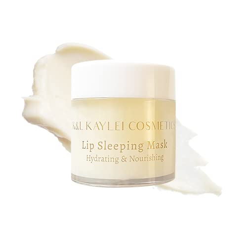 K & L Kaylei Cosmetics Lip Sleeping Mask, Shea Butter & Coconut Oil, 0.84 fl oz (25 ml), Lip Mask, Gloss, Silky & Lush Lips, Deep Hydration, Nourishing Essential Lip Care, Balm, Made in Korea