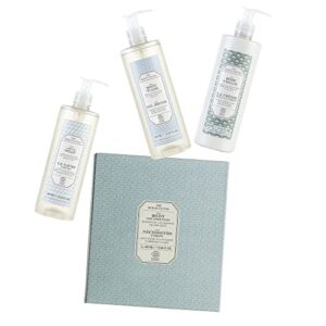 The Rerum Natura Body Necessities Gift Kit Made with Organic Certified Products - Great Gift Idea - Made In Italy (Contains Body Wash, Liquid Soap, Hand & Body Lotion)