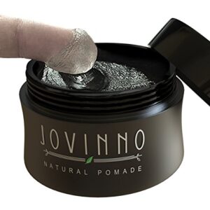 Jovinno Natural Premium Hair Styling Pomade/Hair Wax - Medium to Strong Hold Clear Thick Formula Palmade Non-Greasy Water Soluble. Made in France. 5oz (Pack of 1)