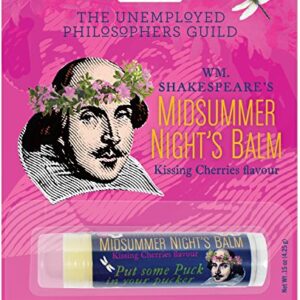 Shakespeare's Midsummer Night's Lip Balm Tube - Made in The USA