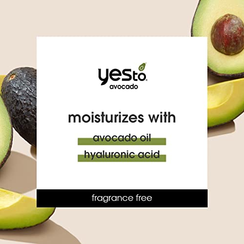 Yes To Avocado Fragrance Free Daily Hand Cream, Fast-Absorbing Formula That Combats Signs Of Aging, With Omega 3 Fatty Acids, Hyaluronic Acid & Glycerin, Natural, Vegan & Cruelty Free, 3 Oz (2 Pack)