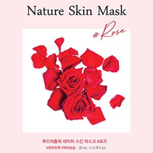 [ Nature Skin ] 100 Combo Pack Face Sheet Mask, Nude Sheet with Release Paper, Premium Quality Korean Facial Sheet Mask (10 x 10 Types : Aloe, Blueberry, Collagen, Cucumber, Green-Tea, Pearl, Rose, Royal-Jelly, Tea-Tree, Vitamin) FOODAHOLIC