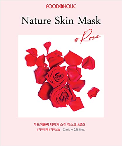 [ Nature Skin ] 100 Combo Pack Face Sheet Mask, Nude Sheet with Release Paper, Premium Quality Korean Facial Sheet Mask (10 x 10 Types : Aloe, Blueberry, Collagen, Cucumber, Green-Tea, Pearl, Rose, Royal-Jelly, Tea-Tree, Vitamin) FOODAHOLIC