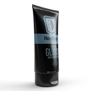 HeadBlade HeadLube Glossy Aftershave Moisturizer Lotion for Men (5 oz) - Leaves Head Shiny and Grease-Free