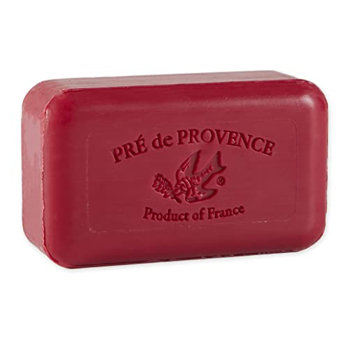 Pre de Provence Artisanal Soap Bar, Natural French Skincare, Enriched with Organic Shea Butter, Quad Milled for Rich, Smooth & Moisturizing Lather, Cashmere Woods, 5.3 Ounce