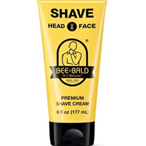 Bee Bald HEAL Post Shave Healing Balm & Bee Bald SHAVE Premium Shave Cream Bundled Together For Less!