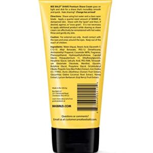 Bee Bald HEAL Post Shave Healing Balm & Bee Bald SHAVE Premium Shave Cream Bundled Together For Less!