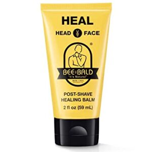 Bee Bald HEAL Post Shave Healing Balm & Bee Bald SHAVE Premium Shave Cream Bundled Together For Less!