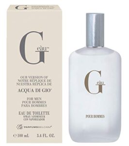 pb parfumsbelcam g eau, our version of acqua di gio, eau de toilette spray, 3.4 fl oz (f97090a)