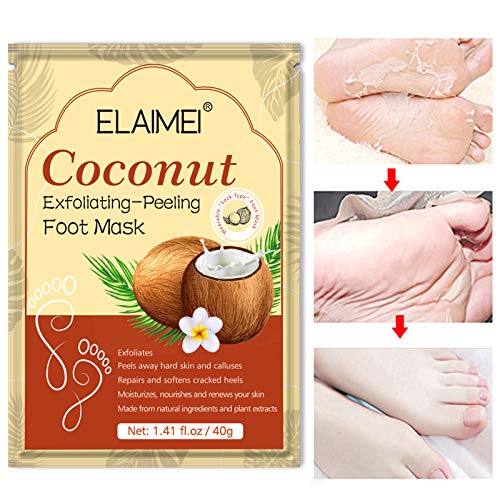 Foot Peel Mask 3 Pack-Feet Peeling Mask,Exfoliating Peeling Foot Mask,Foot Peel Exfoliator Remove,Peel Off Calluses & Dead Skin,Make Your Feet Baby Soft,Exfoliating Peeling Natural Treatment