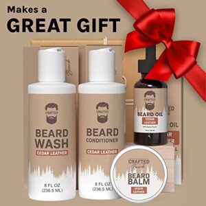 Beard Kit - Cedar Leather - 4 items set (CL)