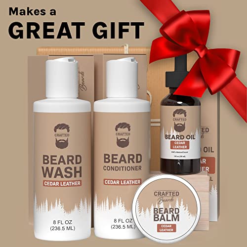 Beard Kit - Cedar Leather - 4 items set (CL)