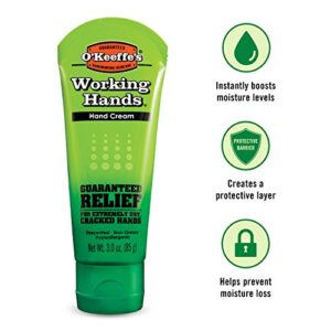 O'Keeffe's K0290004-8 Working Hands Hand Cream Tube (8 Pack), 3 oz