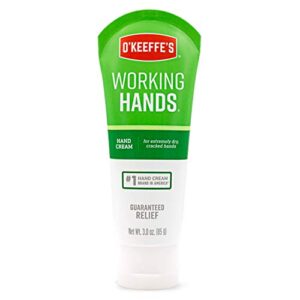 O'Keeffe's K0290004-8 Working Hands Hand Cream Tube (8 Pack), 3 oz